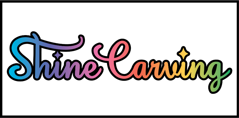 Shine Carving Logo "Clear" Aサイズ – Shine Carving Academy Online Store