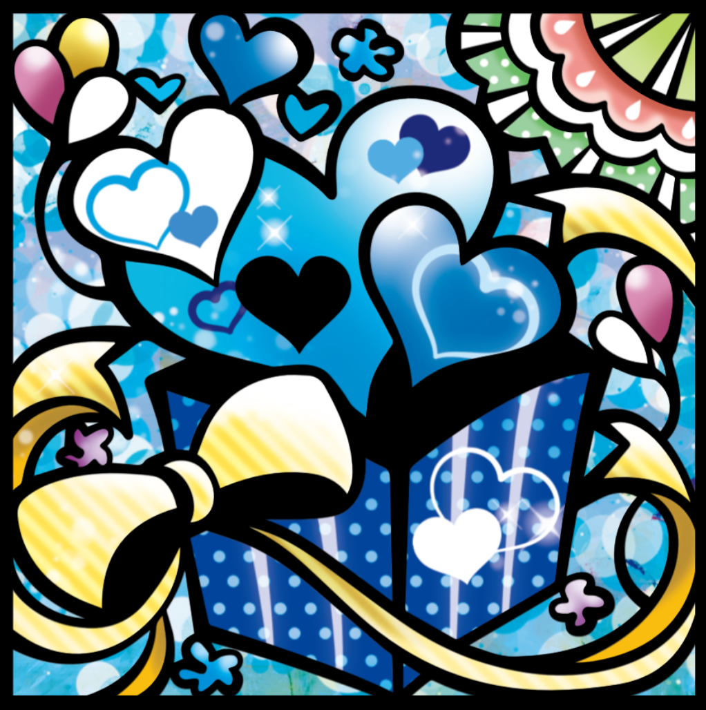 Heart full gift "ハートフルギフト" ブルー – Shine Carving Academy Online Store